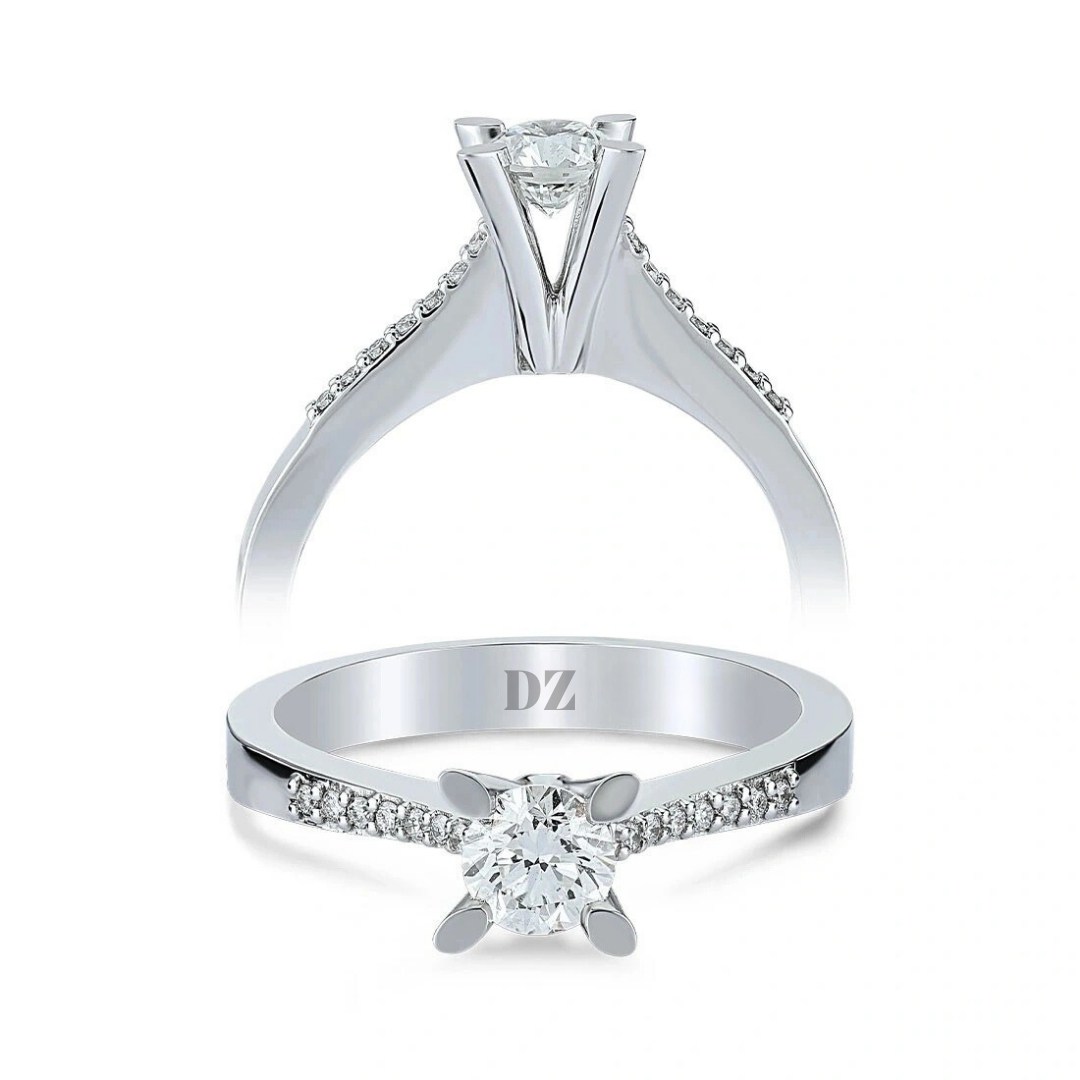 0.15 Karat Tektaş Pırlanta Yüzük